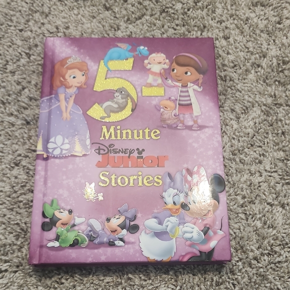 Disney | Other | Disney Junior Purple Storybook With Characters | Poshmark